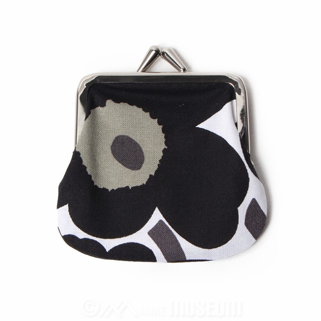 Marimekko Mini Unikko Mini Kukkaro Black/White Purse