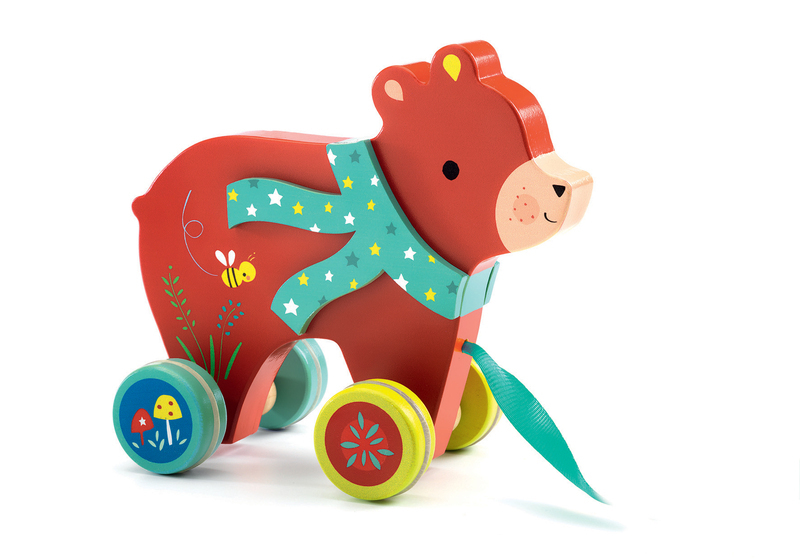 Djeco Pull Along Laslo Bear