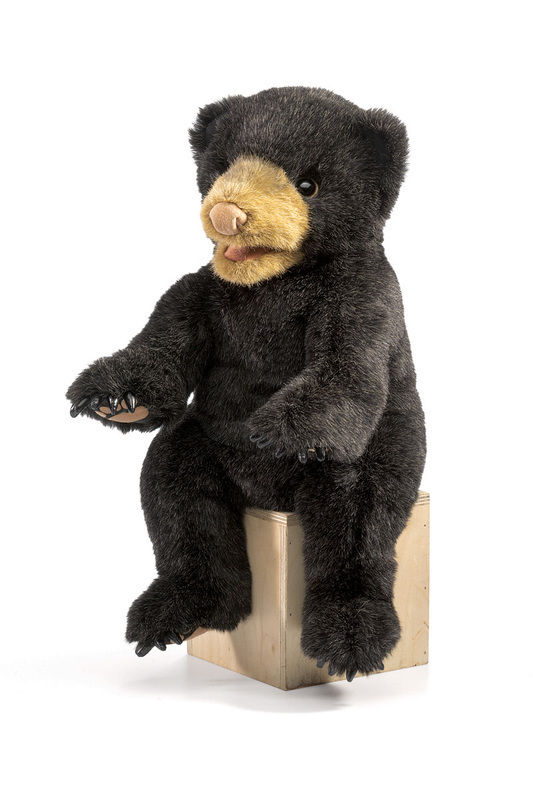 Folkmanis - Black Bear Cub Puppet