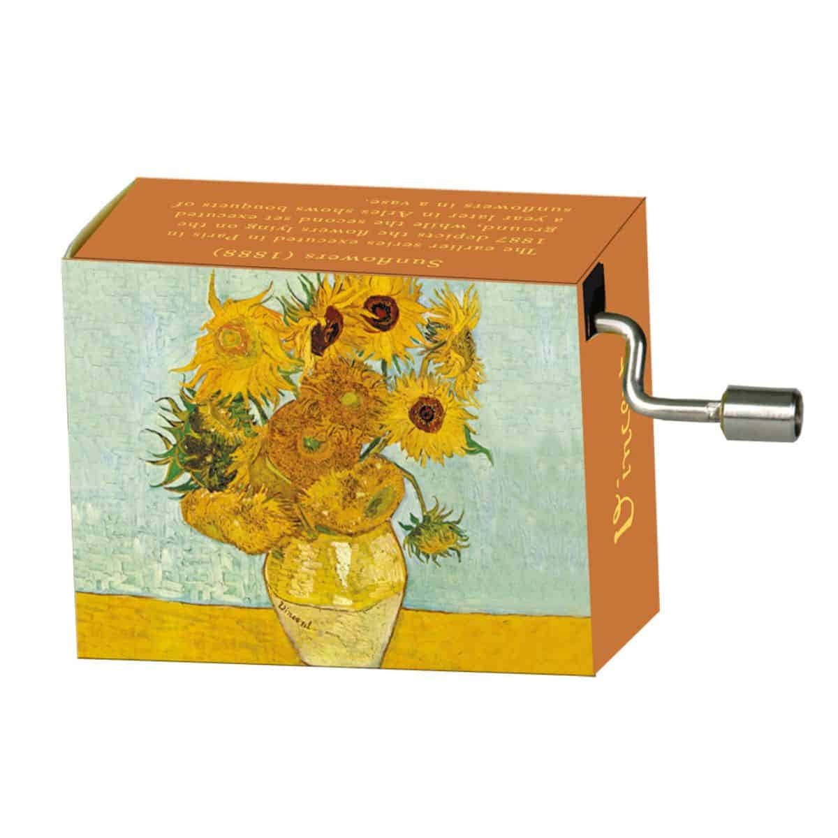 Music Box – Spring – Van Gogh – Blue Sunflowers