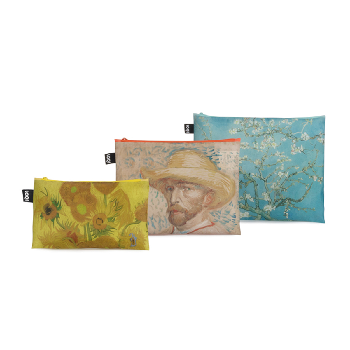 LOQI Zip Pocket Museum Collection- Van Gogh Set of 3
