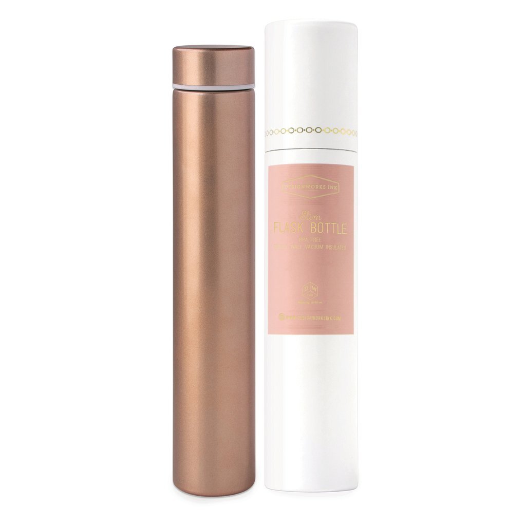 DesignWorks Slim Flask Copper