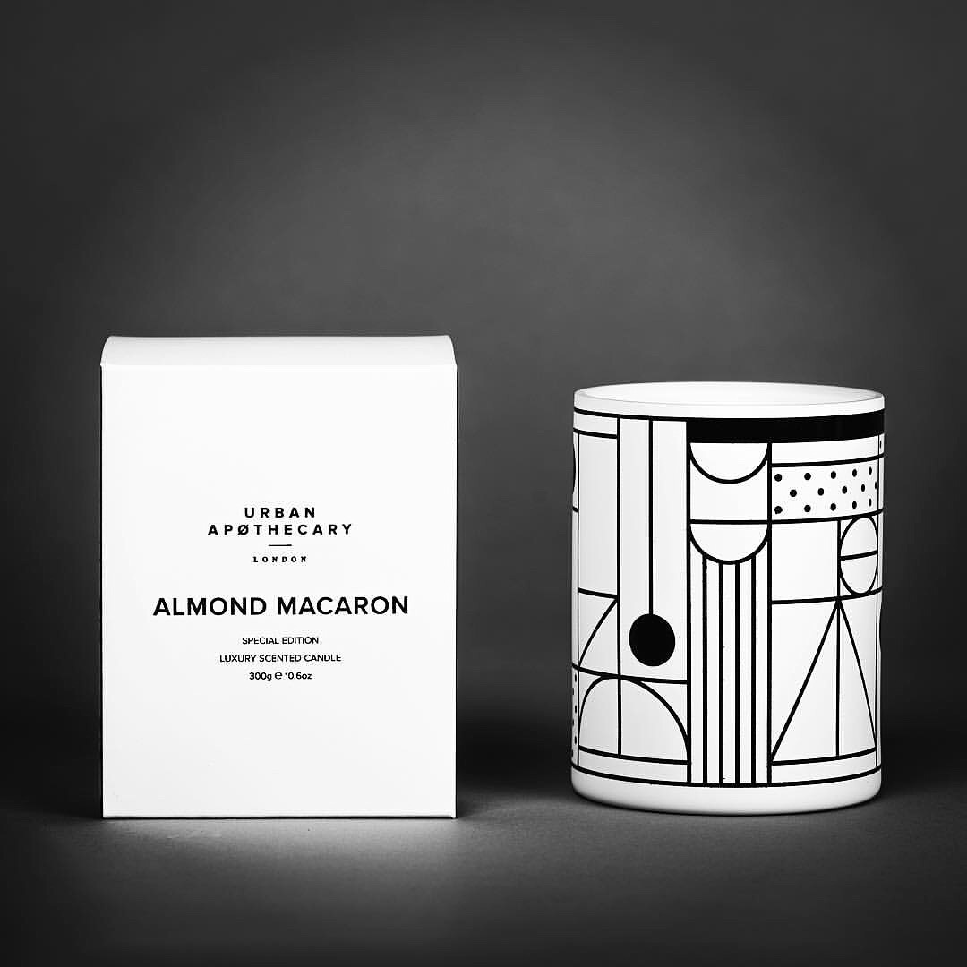 Urban Apothecary Almond Macaron Candle 300g